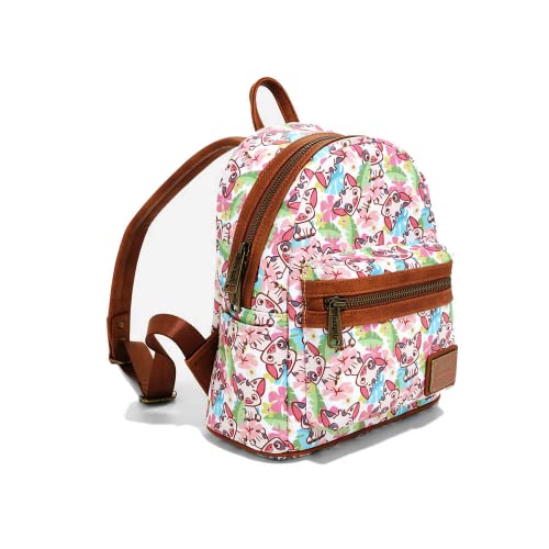 Loungefly Disney Moana Pua Floral AOP Mini Backpack