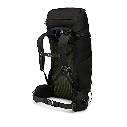 Osprey Kestrel 58 Men's Backpacking Backpack, Black, Medium/Large