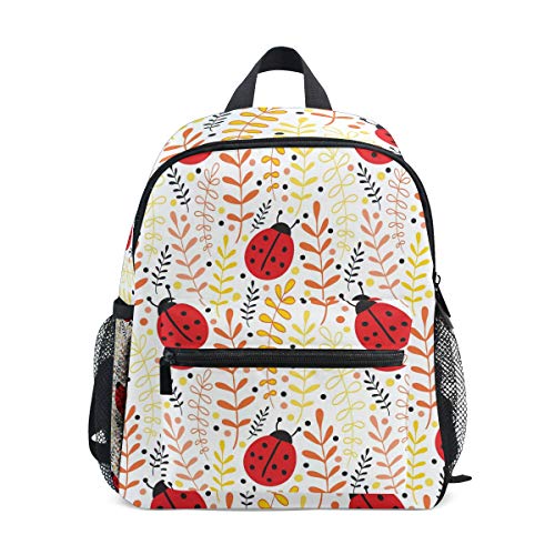 Kids Backpack Ladybug Fantastic Preschool Bag for Toddler Boy Girls Schoolbag