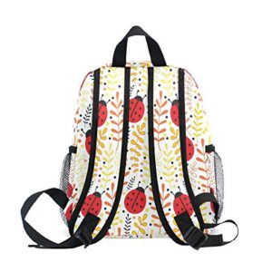 Kids Backpack Ladybug Fantastic Preschool Bag for Toddler Boy Girls Schoolbag