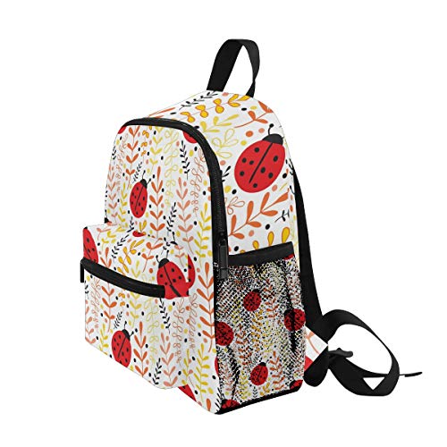 Kids Backpack Ladybug Fantastic Preschool Bag for Toddler Boy Girls Schoolbag