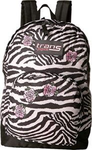 jansport overt zebra rose one size