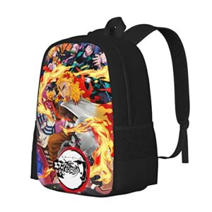 Children's School Bag Cute Cartoon Backpack Large Capacity Portable Light Backpack. Japanese Anime Fan Gift 1ps (17in Book Bag)-3