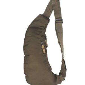 INNTURT Nylon Sling Bag Backpack Shoulder Bag Daypack Large Army Green