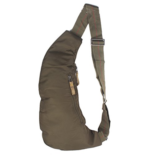 INNTURT Nylon Sling Bag Backpack Shoulder Bag Daypack Large Army Green