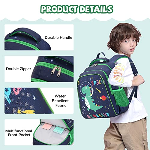 Lanola Kids Backpack for Boys Elementary Kindergarten Preschool School Bag Multifunctional Cute Large Capacity