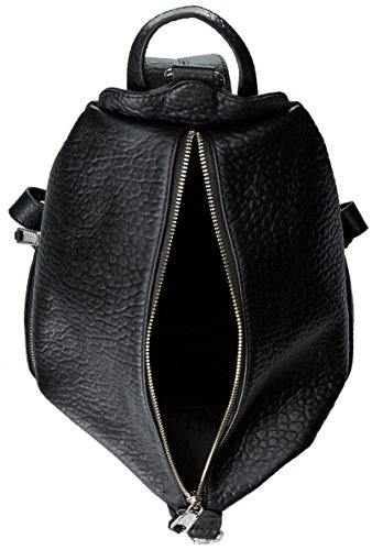 Rebecca Minkoff womens Julian Backpack Backback, Black With Silver, One Size US