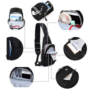 Y&R Direct Lightweight Sling Bag RFID Crossbody Sling Backpack Women Men Daypack for Hiking Travel Vacation Daily Use Gifts