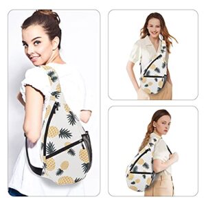 HUA ANGEL Sling Backpack - Unisex Crossbody Chest Bag Daypack Casual Shoulder Backpack for Travel Outdoor Hiking Cycling