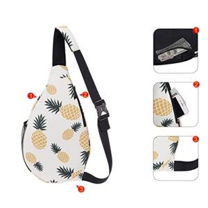 HUA ANGEL Sling Backpack - Unisex Crossbody Chest Bag Daypack Casual Shoulder Backpack for Travel Outdoor Hiking Cycling