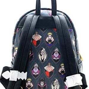 Loungefly X Disney LASR Exclusive Villains Stained Glass Mini Backpack