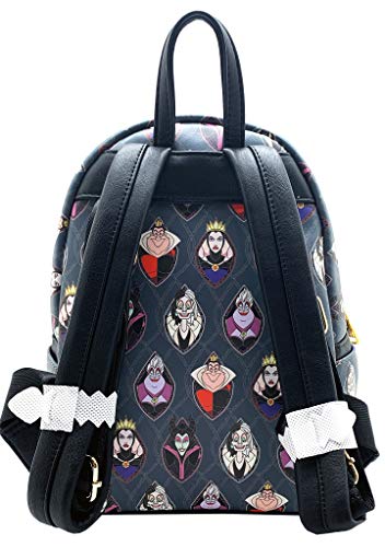 Loungefly X Disney LASR Exclusive Villains Stained Glass Mini Backpack