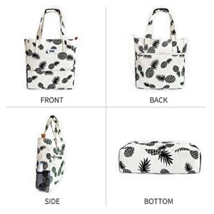 SHWN Original flower waterproof big bag shoulder bag, suitable for gym beach travel daily bag upgrade version