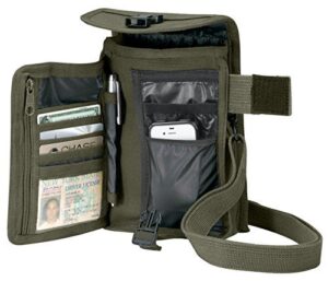 rothco canvas travel portfolio, olive drab