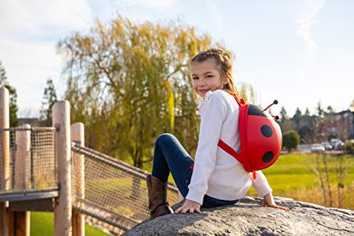 Kiddietotes Mini Bumblebee Backpack with Safety Harness for Kids, Toddlers, and Children - Perfect for Girls or Boys, Daycare, Preschool, and Pre-K