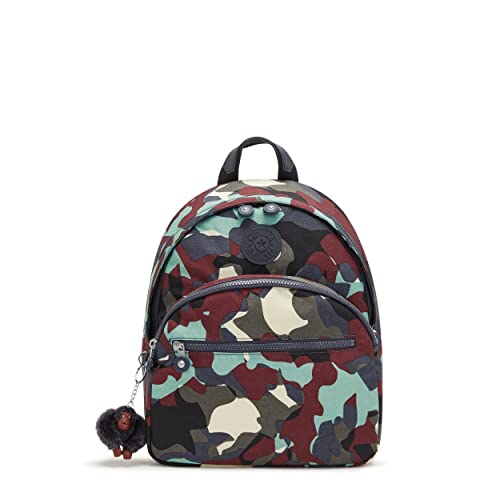 Kipling Women's Paola Mini Backpack, Compact, Versatile, Lightweight Nylon Daypack, Camo L Tonal, 8.75''L x 11.25''H x 4''D