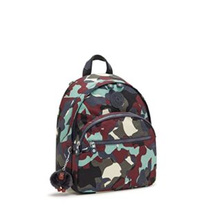 Kipling Women's Paola Mini Backpack, Compact, Versatile, Lightweight Nylon Daypack, Camo L Tonal, 8.75''L x 11.25''H x 4''D