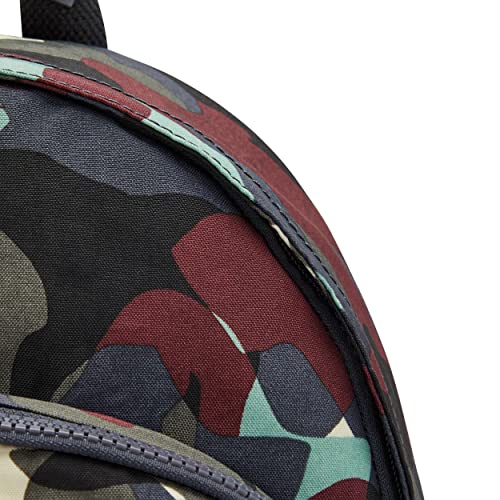 Kipling Women's Paola Mini Backpack, Compact, Versatile, Lightweight Nylon Daypack, Camo L Tonal, 8.75''L x 11.25''H x 4''D