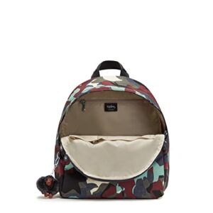 Kipling Women's Paola Mini Backpack, Compact, Versatile, Lightweight Nylon Daypack, Camo L Tonal, 8.75''L x 11.25''H x 4''D