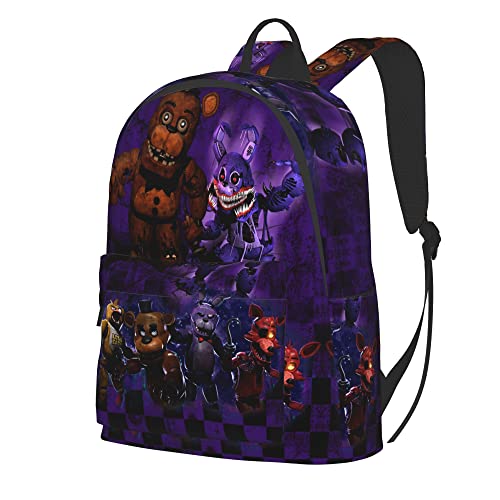 Bear Horro Game Backpack Rucksack For Student School Bags Lightweight,Large Capacity Bookbag