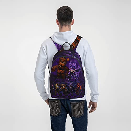 Bear Horro Game Backpack Rucksack For Student School Bags Lightweight,Large Capacity Bookbag