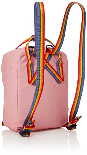 Fjallraven F23621312-907 Kanken Rainbow Mini Pink-Rainbow Pattern