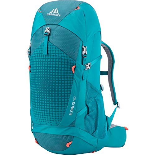 Gregory Mountain Products Icarus 40 Liter Kid's Hiking Backpack , Capri Green