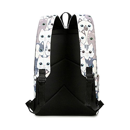 Joymoze Leisure Backpack for Girls Teenage School Backpack Women Backpack Purse Cat