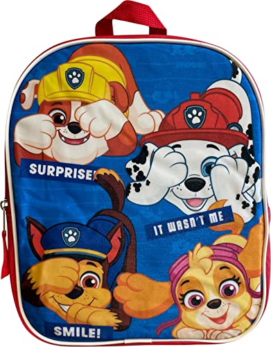 Fast Forward Paw Patrol Surprise 11" Mini Backpack (Blue-Red)