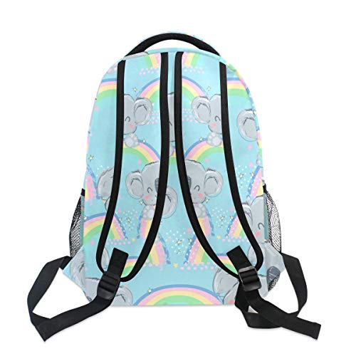 Koala School Backpack Rainbow Bookbag for Boys Girls Teens Casual Travel Bag Computer Laptop Daypack