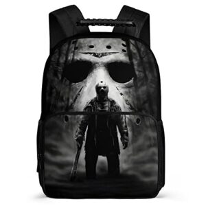 halloween horror movies backpack for boys girls backpack laptop durable waterproof bookbag for teens