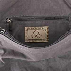 The Same Direction Hillside Backpack Leather and Canvas (Grey)