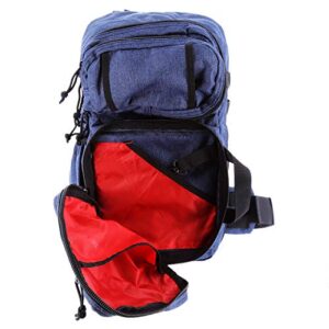 DDT Death Dealer Tactical Traveler Urban Sling EDC Day Pack, Color Lagoon