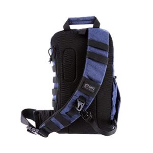 DDT Death Dealer Tactical Traveler Urban Sling EDC Day Pack, Color Lagoon