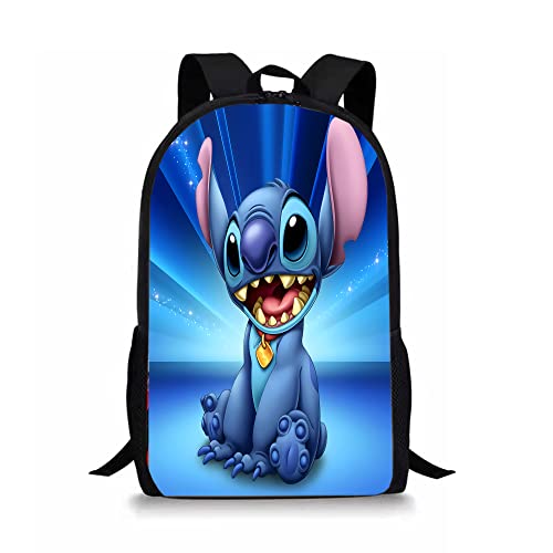 Cartoon Backpack 17 Inch Large Capacity Multifunction Backpack Boys And Girls Breathable Travel Backpack