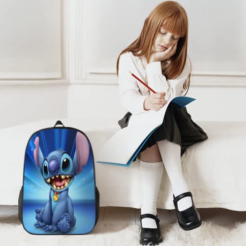 Cartoon Backpack 17 Inch Large Capacity Multifunction Backpack Boys And Girls Breathable Travel Backpack