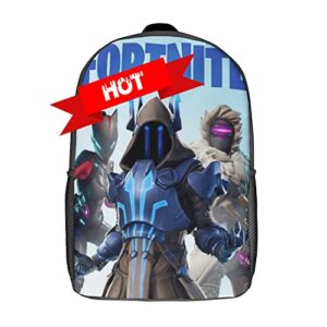 ohlcgin fortnite backpack anime game backpack for boys unisex cartoon backpack for teenagers boys backpack girls backpack casual daypack travel backpack teen bookbags durable backpacks 17 inch