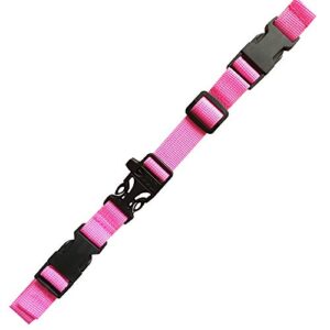 hdhyk backpack chest strap- nylon – adjustable universal (pink )