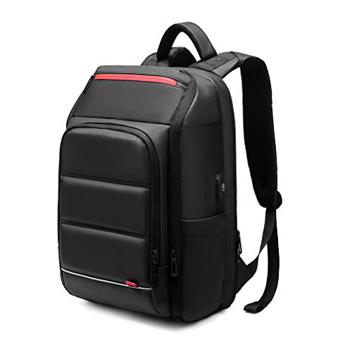 Eurcool Laptop Backpack for Men,Multifunction Business 15.6 inch Laptop Backpack,with USB Charging Port Travel Bag, Black-03, Large