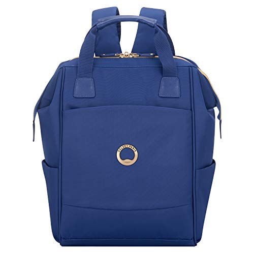 DELSEY Paris Women's Montrouge Laptop Backpack, Blue, One Size