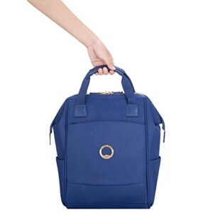 DELSEY Paris Women's Montrouge Laptop Backpack, Blue, One Size