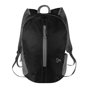 travelon packable backpack, black, one size