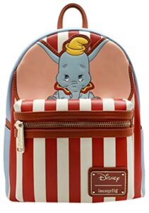 loungefly x disney dumbo stripe star of the show mini backpack