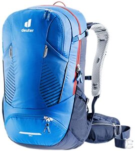 deuter unisex – adult’s trans alpine 30 bicycle backpack, lapis navy, 30 l