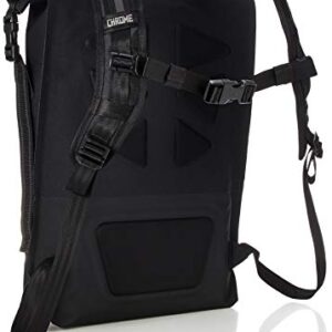 Chrome Industries Urban Ex 2.0 Rolltop Backpack- 15" Laptop Bag, Waterproof, 30 Liter, Black