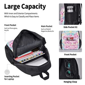 NKISMOODM Pocket Backpack Travel Camping Work School Bag Pencil Case Lunch Bag Combination