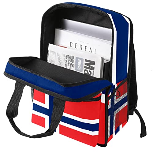 Travel Backpack,Carry On Backpack,flag of Norway,Hiking Backpack Outdoor Sports Rucksack Casual Daypack