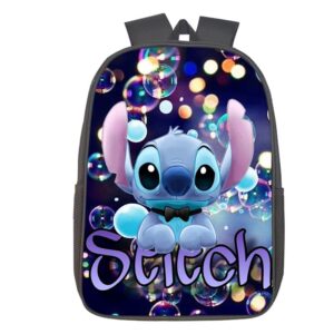 homruis stitch backpack cartoon anime pattern design school bag backpack high capacity schoolbag boy and girl schoolbag