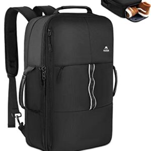 Lightweight Travel Backpack for Men, Flight Approved Carry on Backpack for Shoes Organized, Water Resistant Convertible Suitcase 45L Casual Weekender Backpack, Gift for Traveler Hiking Sport Gym