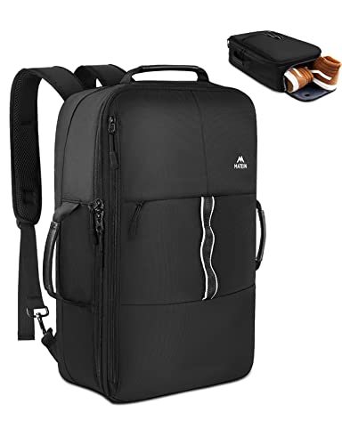 Lightweight Travel Backpack for Men, Flight Approved Carry on Backpack for Shoes Organized, Water Resistant Convertible Suitcase 45L Casual Weekender Backpack, Gift for Traveler Hiking Sport Gym